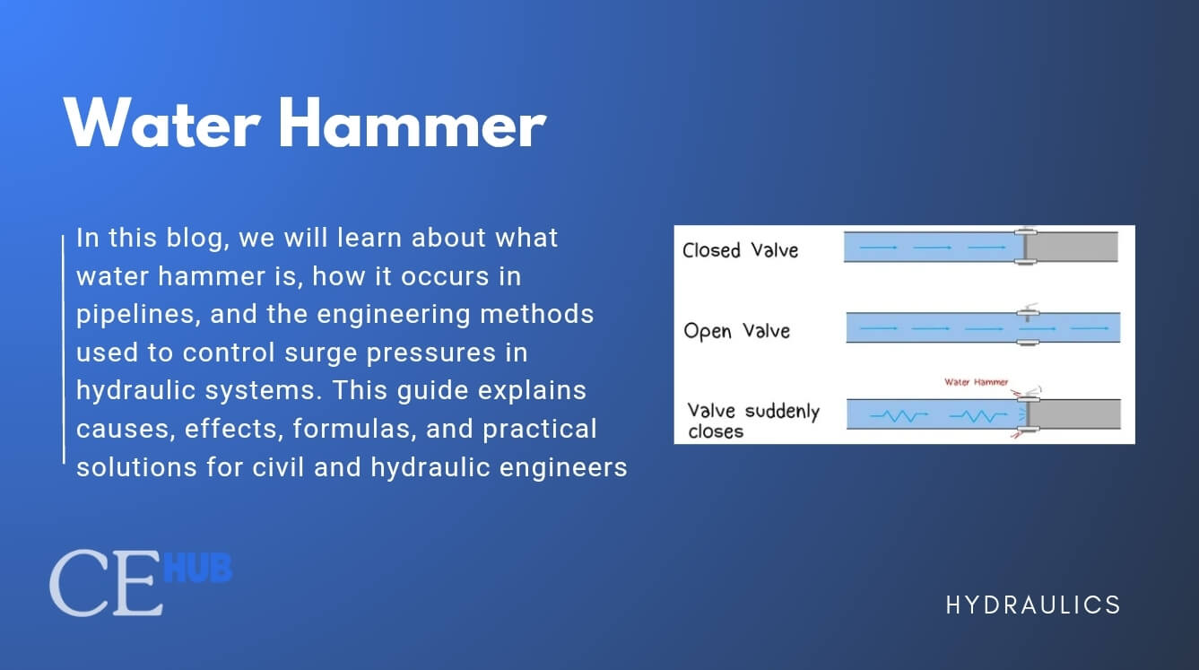 Calculating Water Hammer in hydraulic Engineering: 2026 Guide CEHub